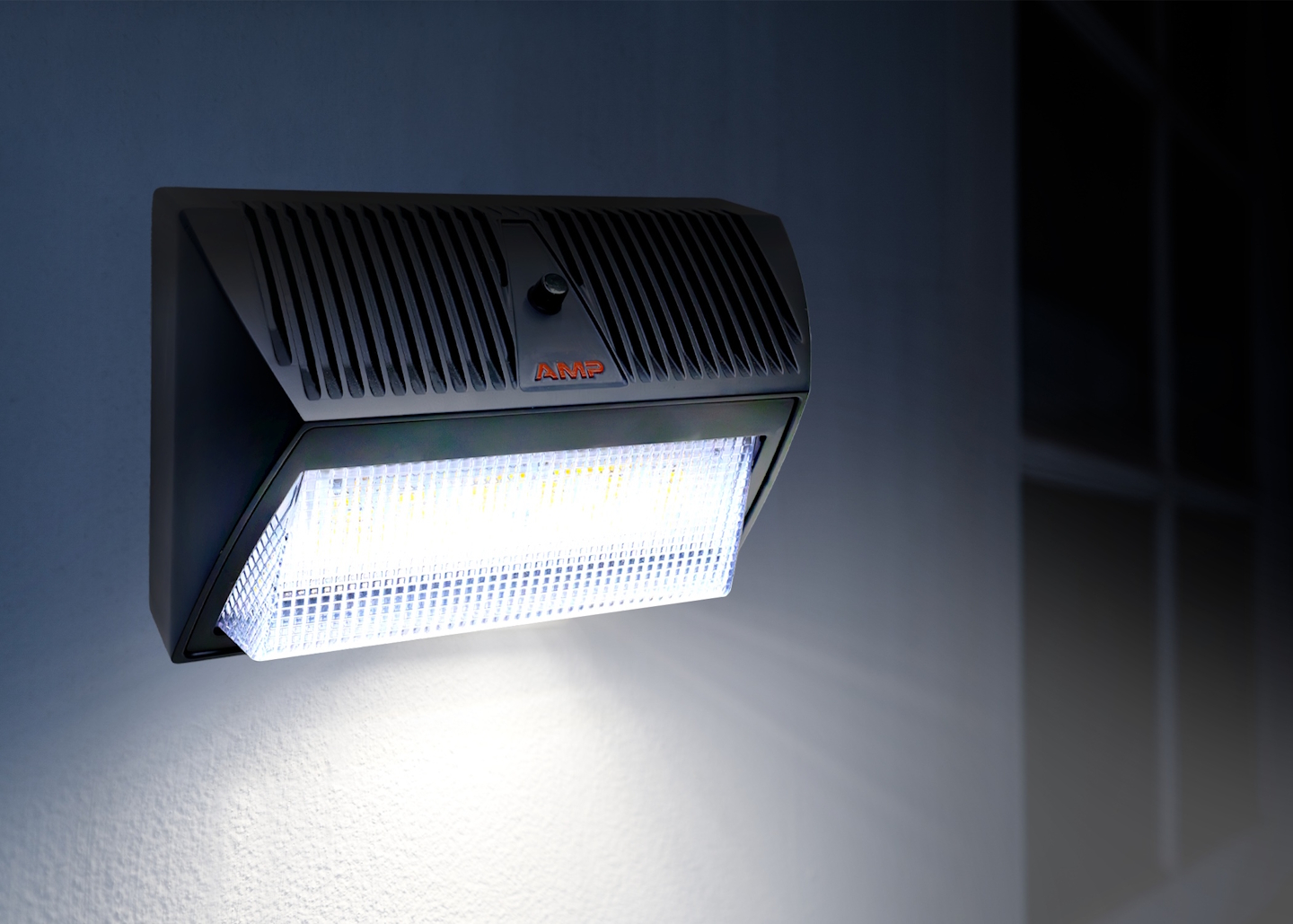 AMP® SECURE™ Low Profile LED Wall Pack | Facility Management