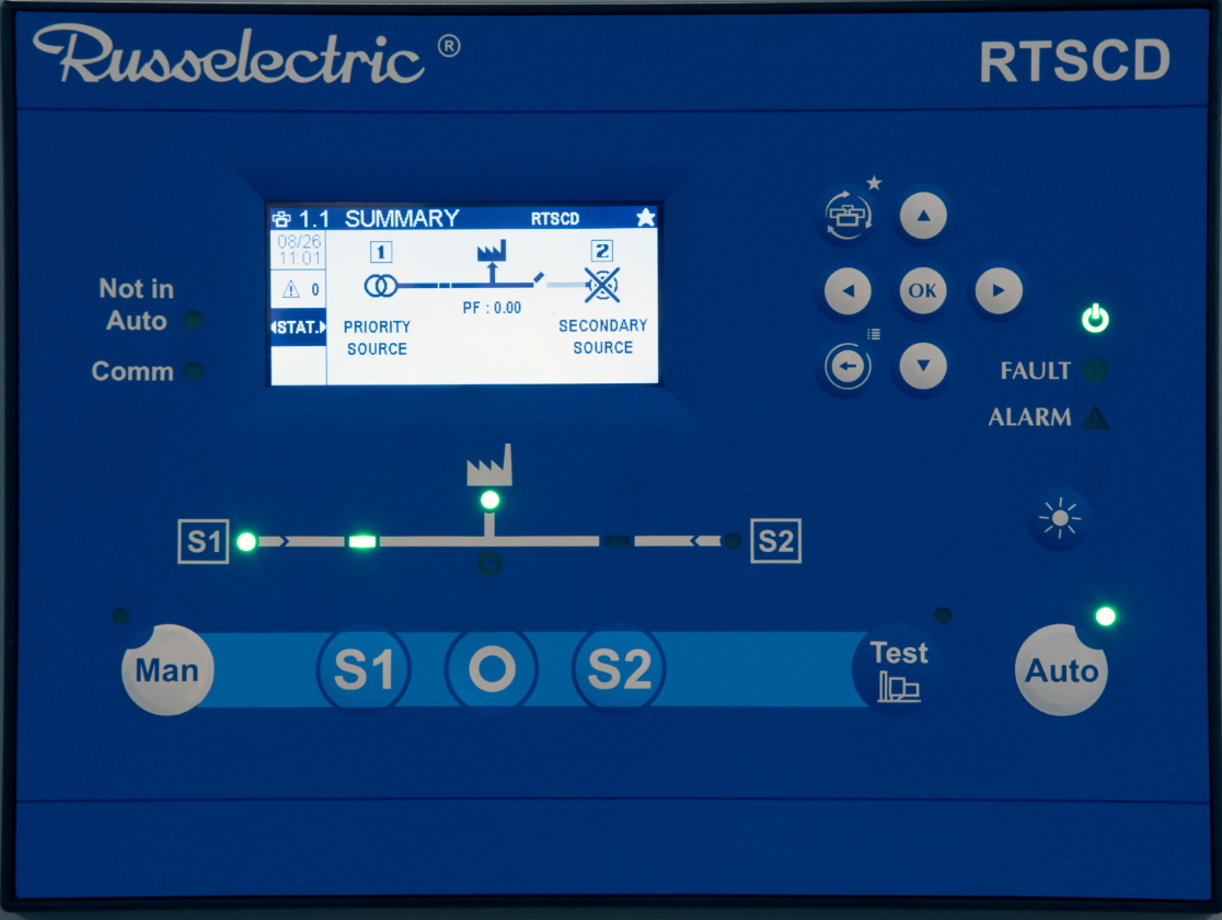 Russelectric Announces New RTSCD Commercial Duty Transfer Switch ...