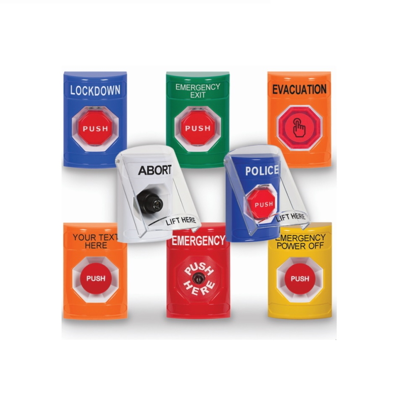 Stopper® Station Push Buttons for Emergencies | Facility Management