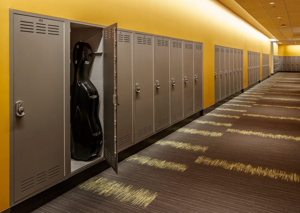 University Selects Tufftec Lockers for Concert Hall | Facility Management